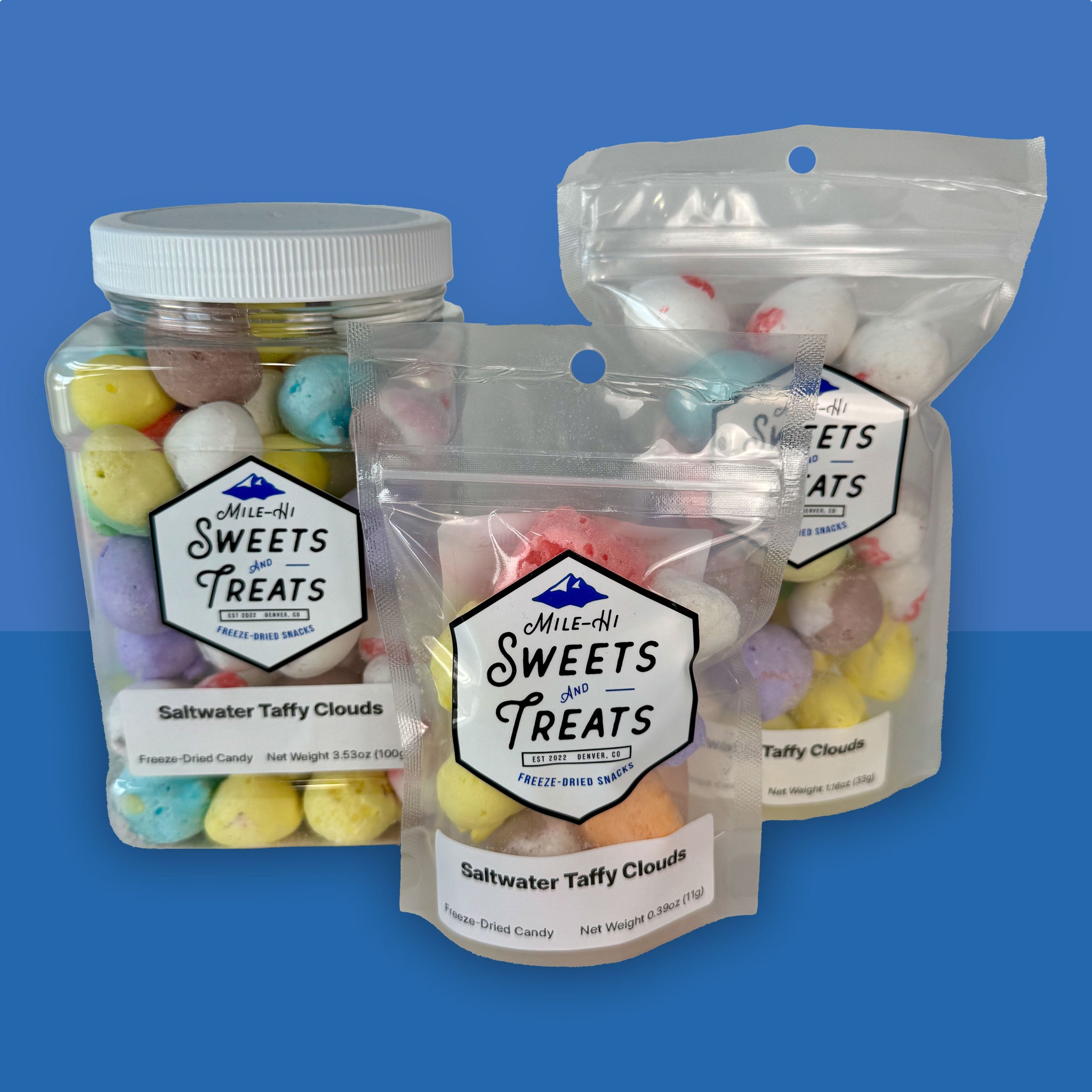Freeze-Dried Assorted Saltwater Taffy | Crunchy, Sweet & Flavorful Variety